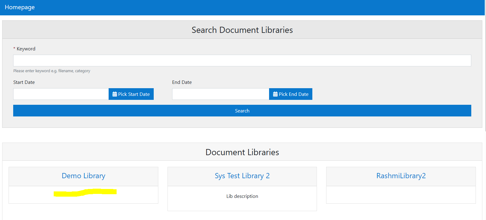 Manage Libraries