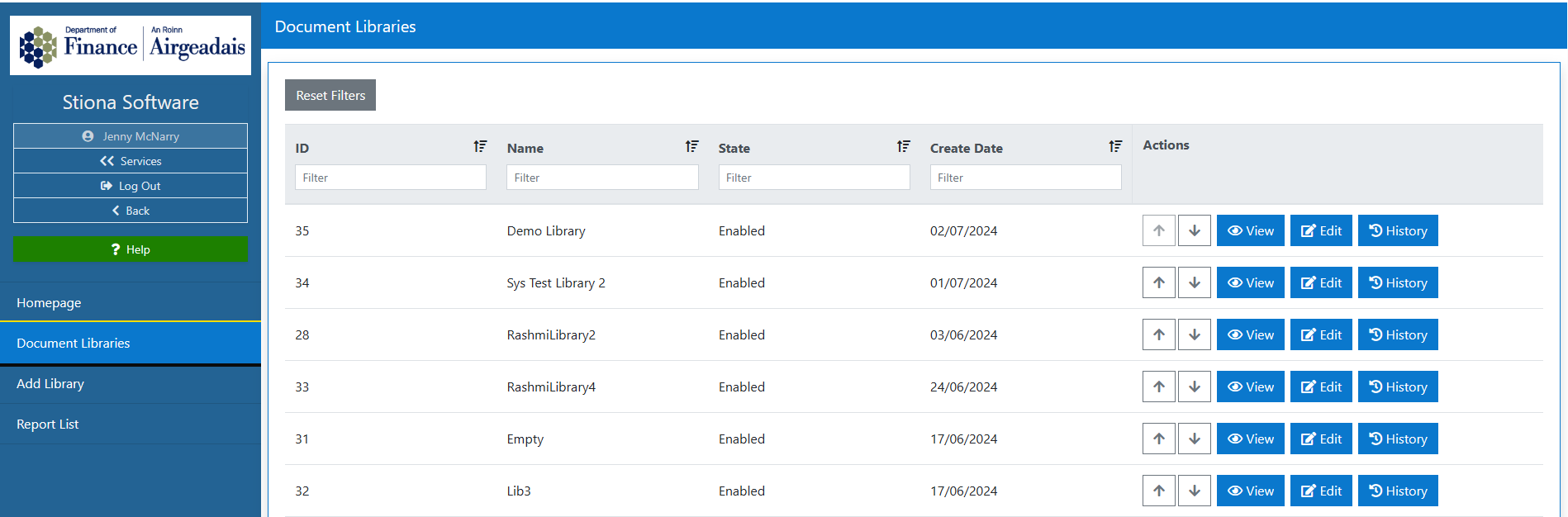 Manage Libraries Manage Libraries