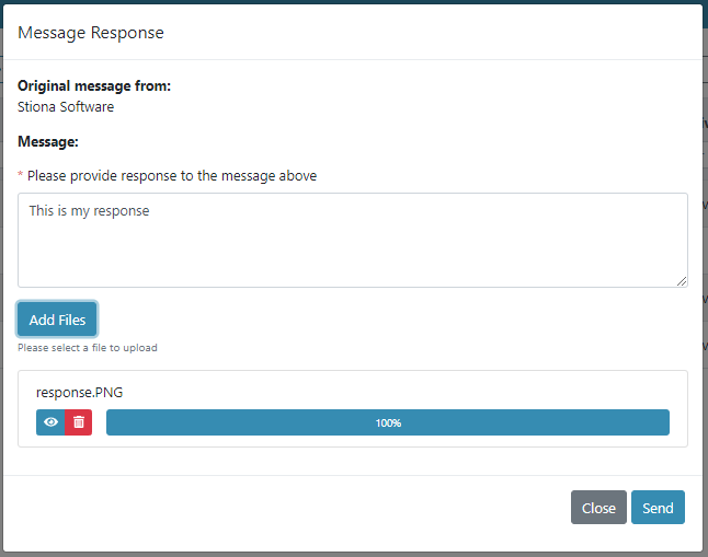 Organisation Message